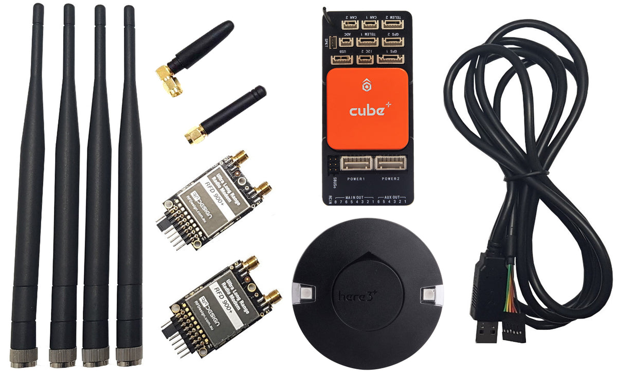 COMBO: Cube Orange+ w/ Here3+ & RFD900+ Telemetry Set
